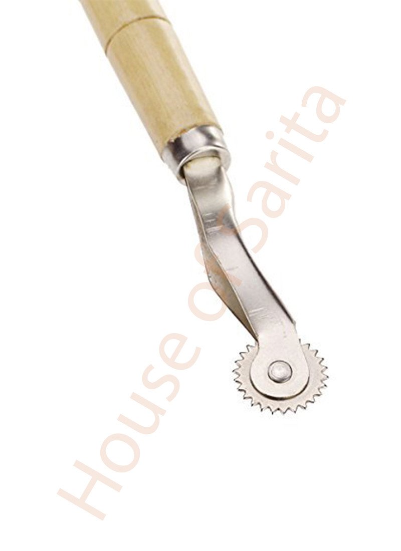 Tracing Wheel with Wooden Handle – Precision Pattern Marking Tool